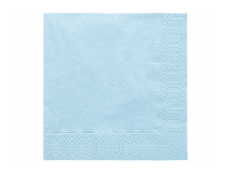 Ubrousky jednobarevné > Ubrousky světle modré